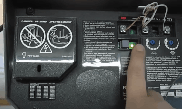 Craftsman 1/2 Hp Garage Door Opener Manual 41A4315-7D (Ultimate Guide)
