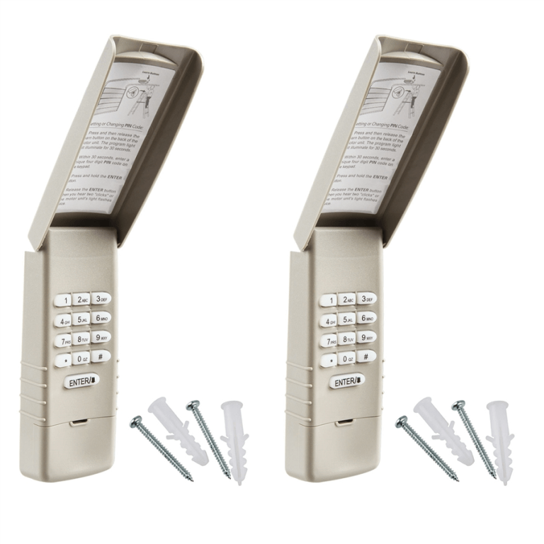 How to Use and Program the Keypad LiftMaster Garage Door Opener for ...