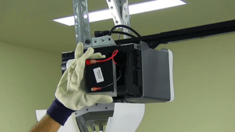 How To Replace Backup Battery In Liftmaster Garage Door Opener: A ...