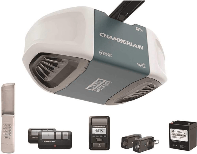 Chamberlain B970T Smart Garage Door Opener With Battery Backup: The ...